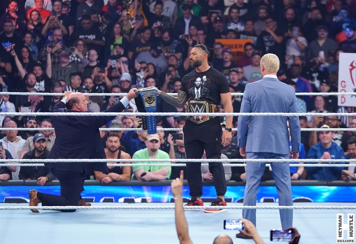 EXCLUSIVE PHOTOS OF ROMAN REIGNS & CODY RHODES FACE-TO-FACE ON WWE ...