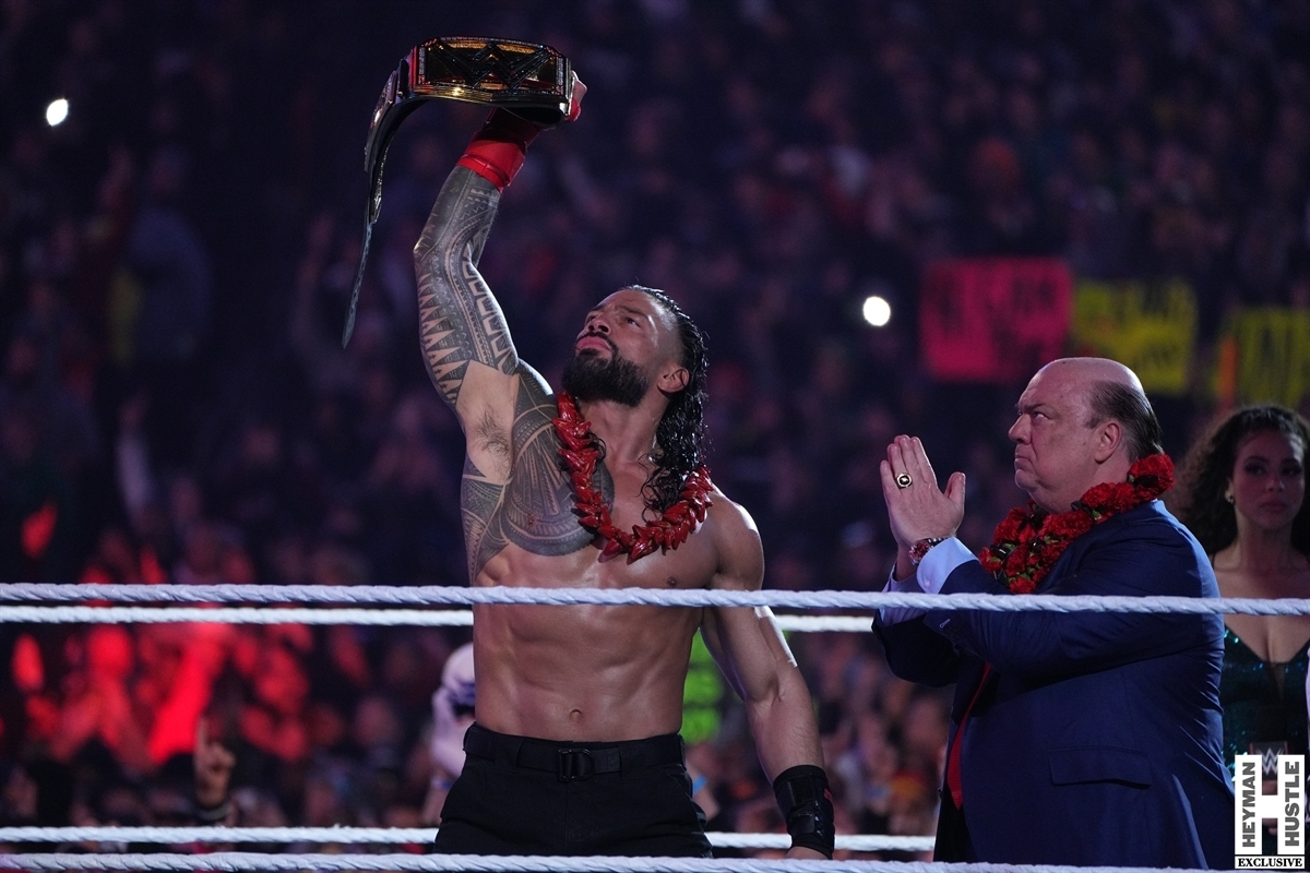 EXCLUSIVE PHOTOS OF ROMAN REIGNS VS CODY RHODES AT WRESTLEMANIA XL BY ...