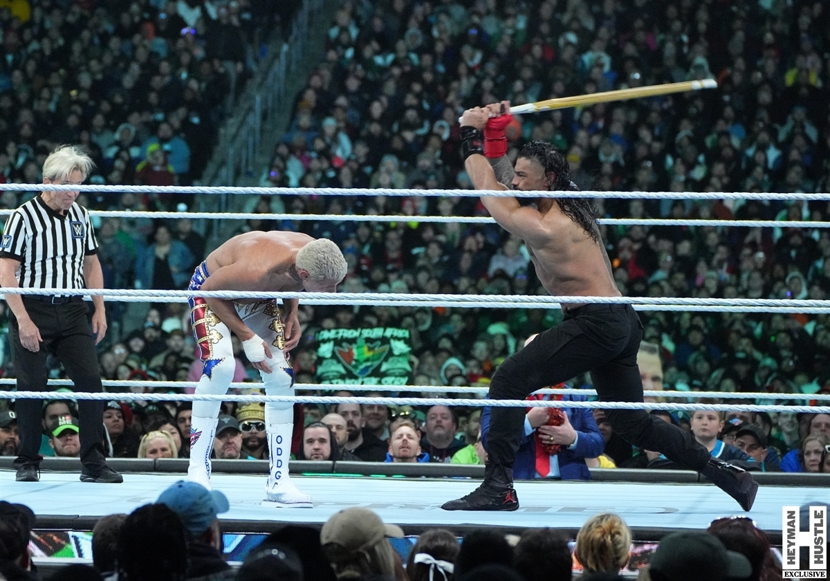 EXCLUSIVE PHOTOS OF ROMAN REIGNS VS CODY RHODES AT WRESTLEMANIA XL BY ...