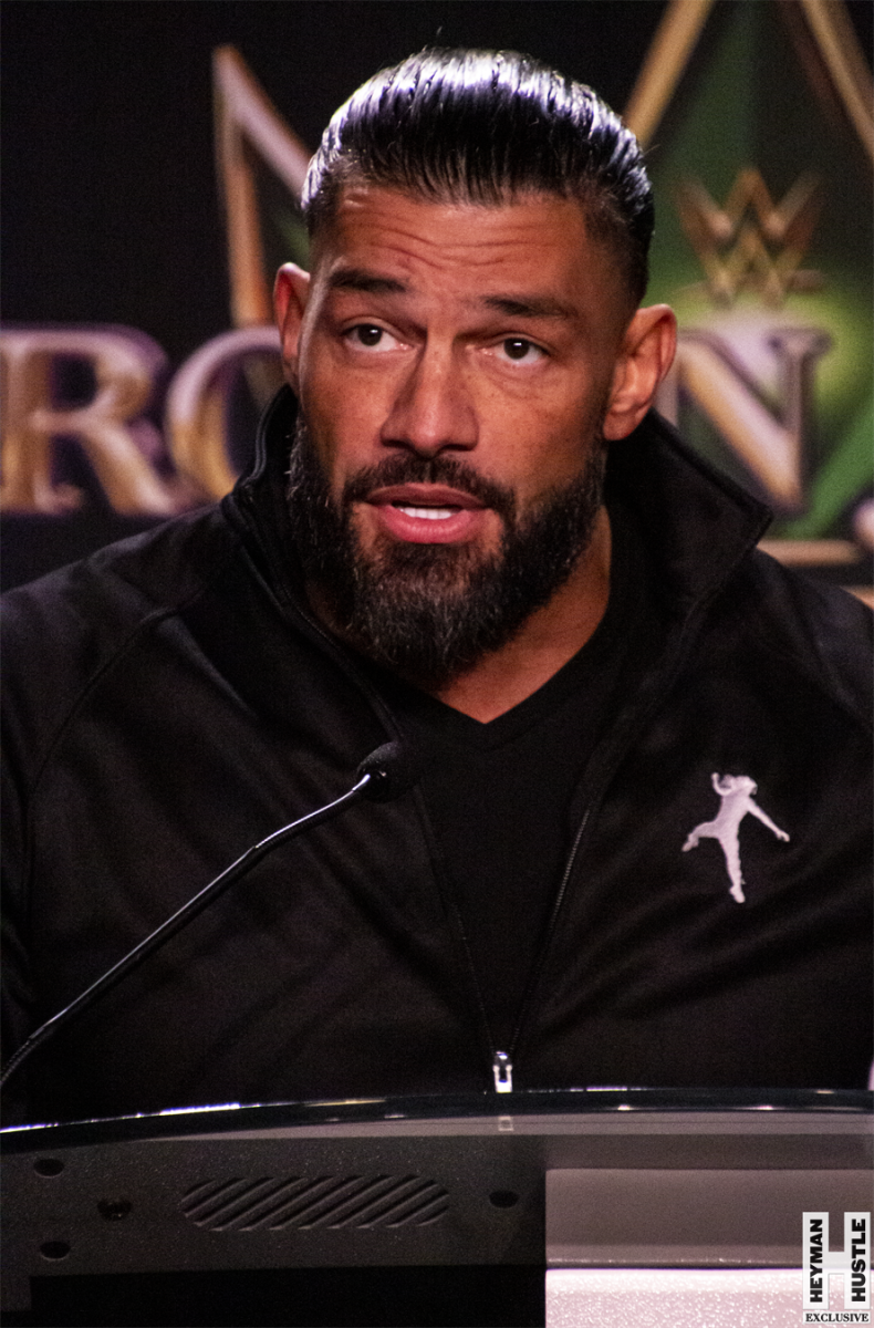 Exclusive Photos from the Roman Reigns – Logan Paul Press Conference in ...