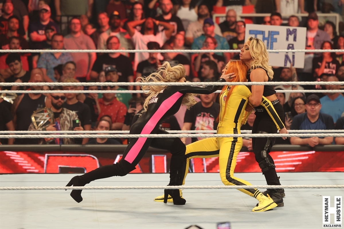 GEORGE TAHINOS PHOTO DIARY FROM MONDAY NIGHT RAW: TRISH STRATUS AND ZOEY STARK PUT THE PRESSURE ...