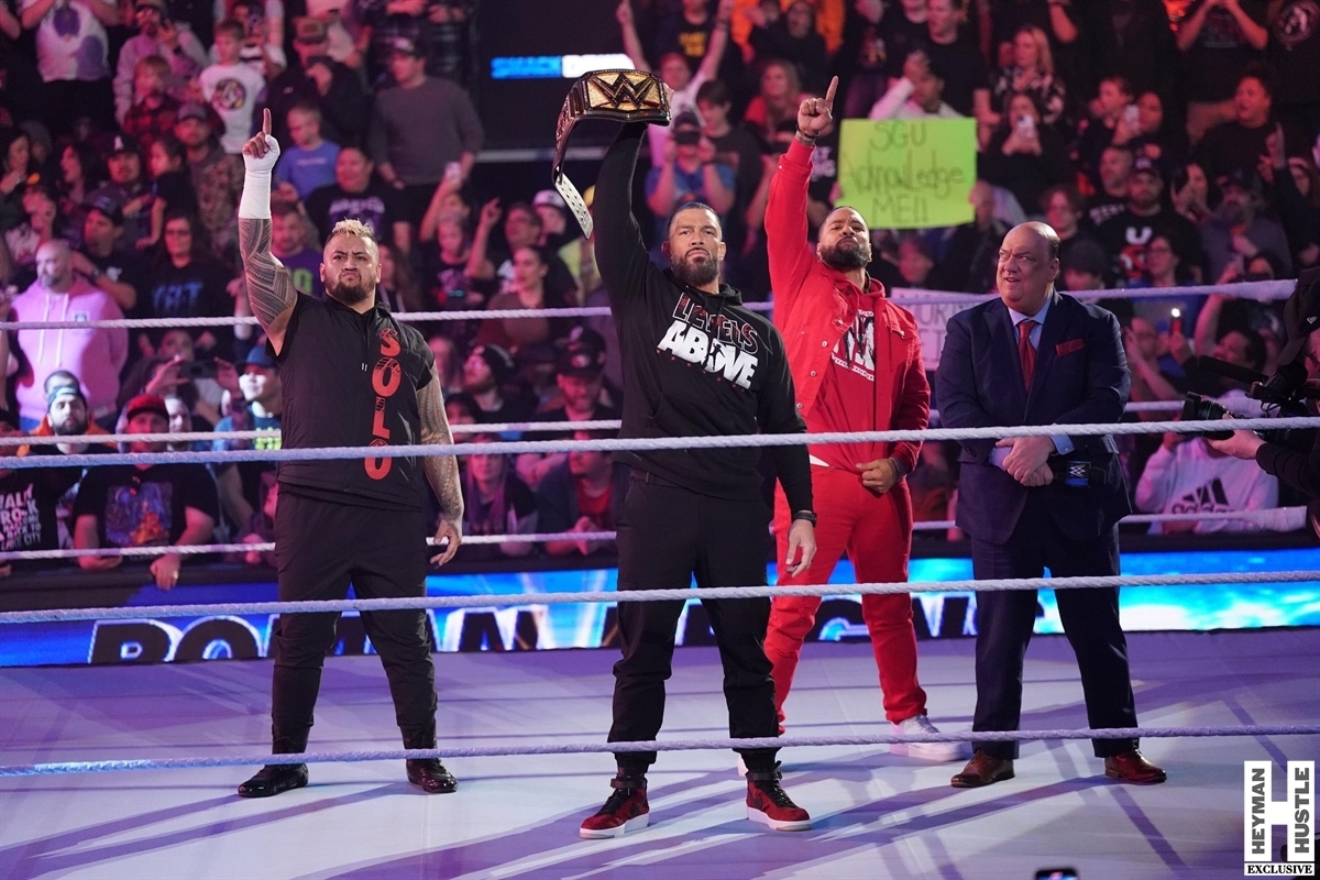 EXCLUSIVE PHOTOS OF THE ROCK OFFICIALLY JOINING THE BLOODLINE – Heyman ...
