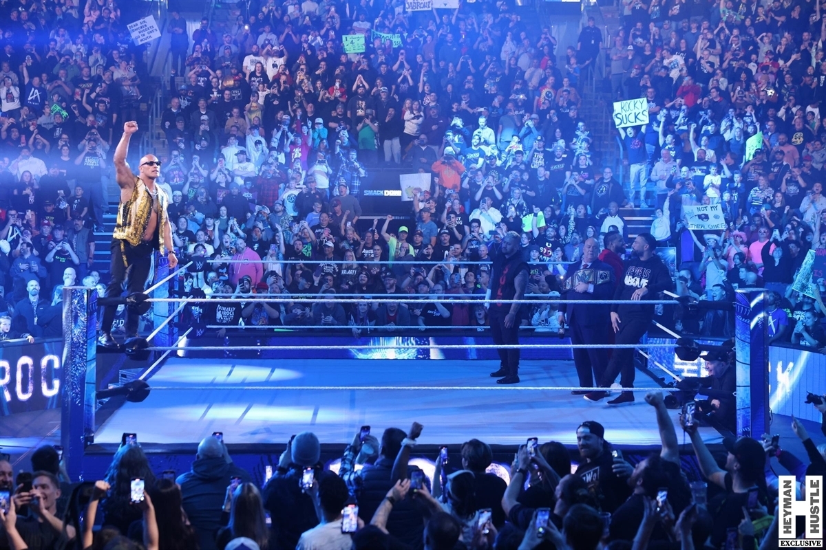 EXCLUSIVE PHOTOS OF THE ROCK OFFICIALLY JOINING THE BLOODLINE – Heyman ...