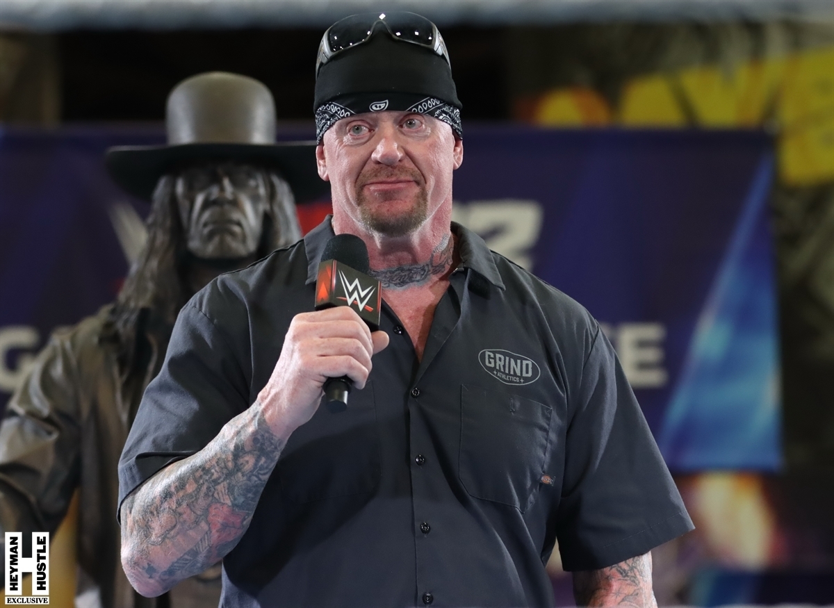 Exclusive Photos Of the Undertaker Statue Unveiling – Heyman Hustle