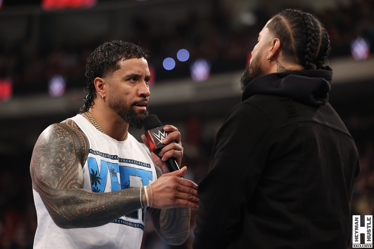 EXCLUSIVE PHOTOS OF THE EPIC CONFRONTATION AS JEY AND JIMMY USO MEET IN ...