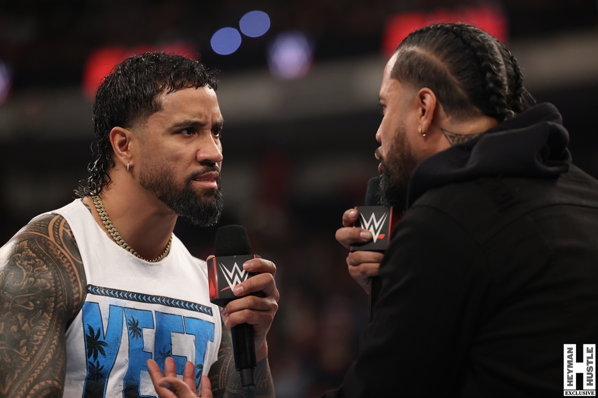 EXCLUSIVE PHOTOS OF THE EPIC CONFRONTATION AS JEY AND JIMMY USO MEET IN ...