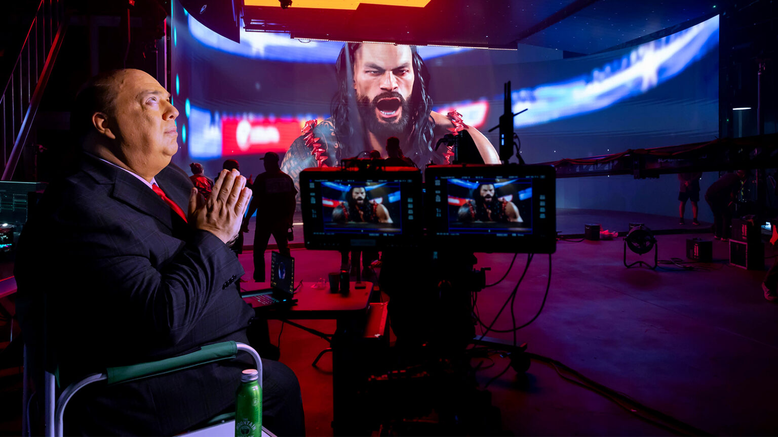 EXCLUSIVE! BEHIND THE SCENES WITH ROMAN REIGNS, PAUL HEYMAN AND OTHER ...