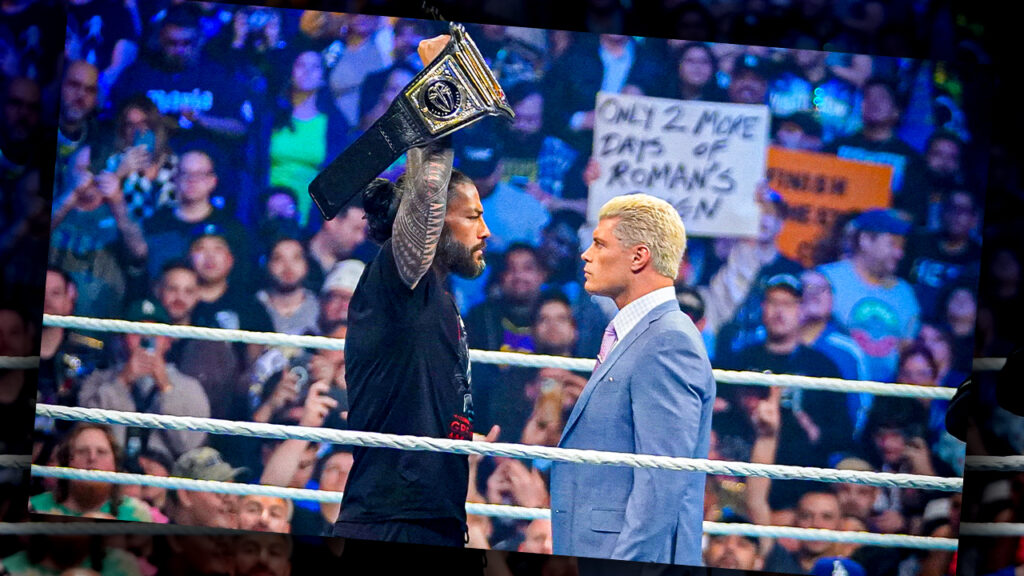 EXCLUSIVE PHOTOS OF ROMAN REIGNS & CODY RHODES FACE-TO-FACE ON WWE ...