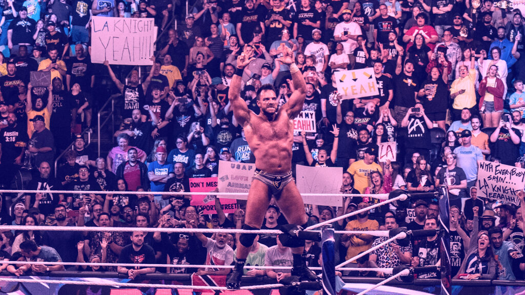 EXCLUSIVE: KIMBERLASSKICK’S PHOTO DIARY OF LA KNIGHT VS THE MIZ AT WWE ...