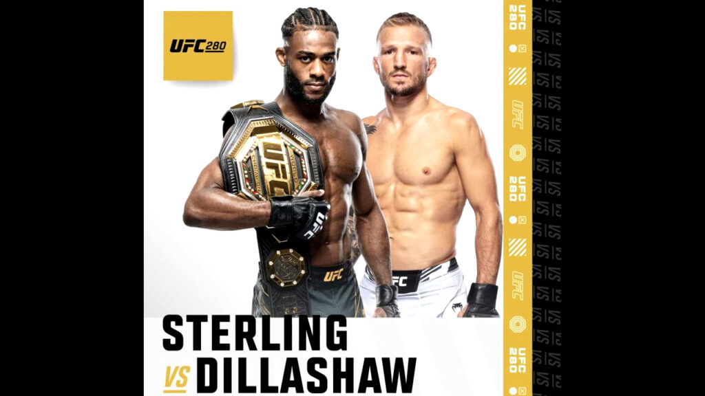 UFC BANTAMWEIGHT CHAMPION ALJAMAIN STERLING STOPS TJ DILLASHAW VIA TKO ...