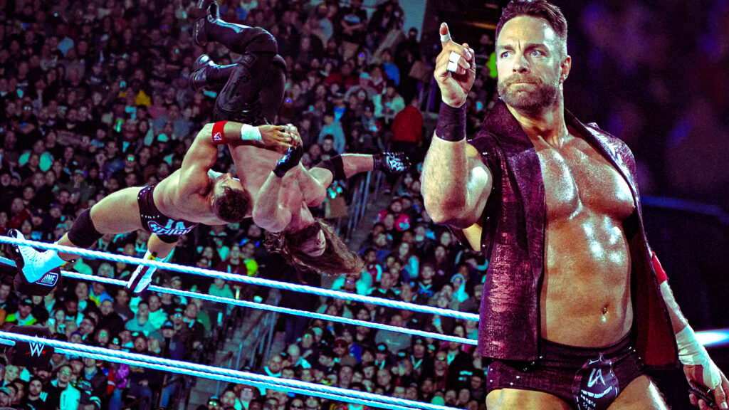 EXCLUSIVE PHOTOS OF LA KNIGHT VS AJ STYLES AT WRESTLEMANIA XL BY BRUNO ...